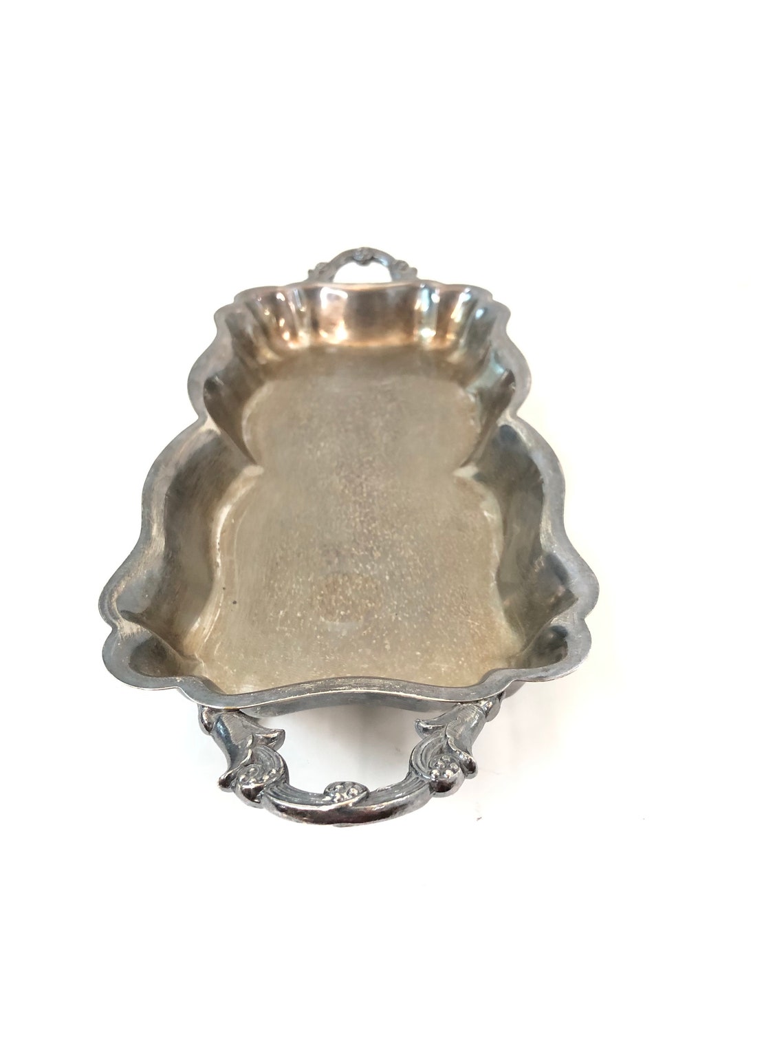 Vintage Silver Tray Metal Tray Small Tray Shabby Chic - Etsy