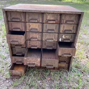 Metal Storage Drawer, Military Parts Cabinet, Multi Drawer Cabinet ...