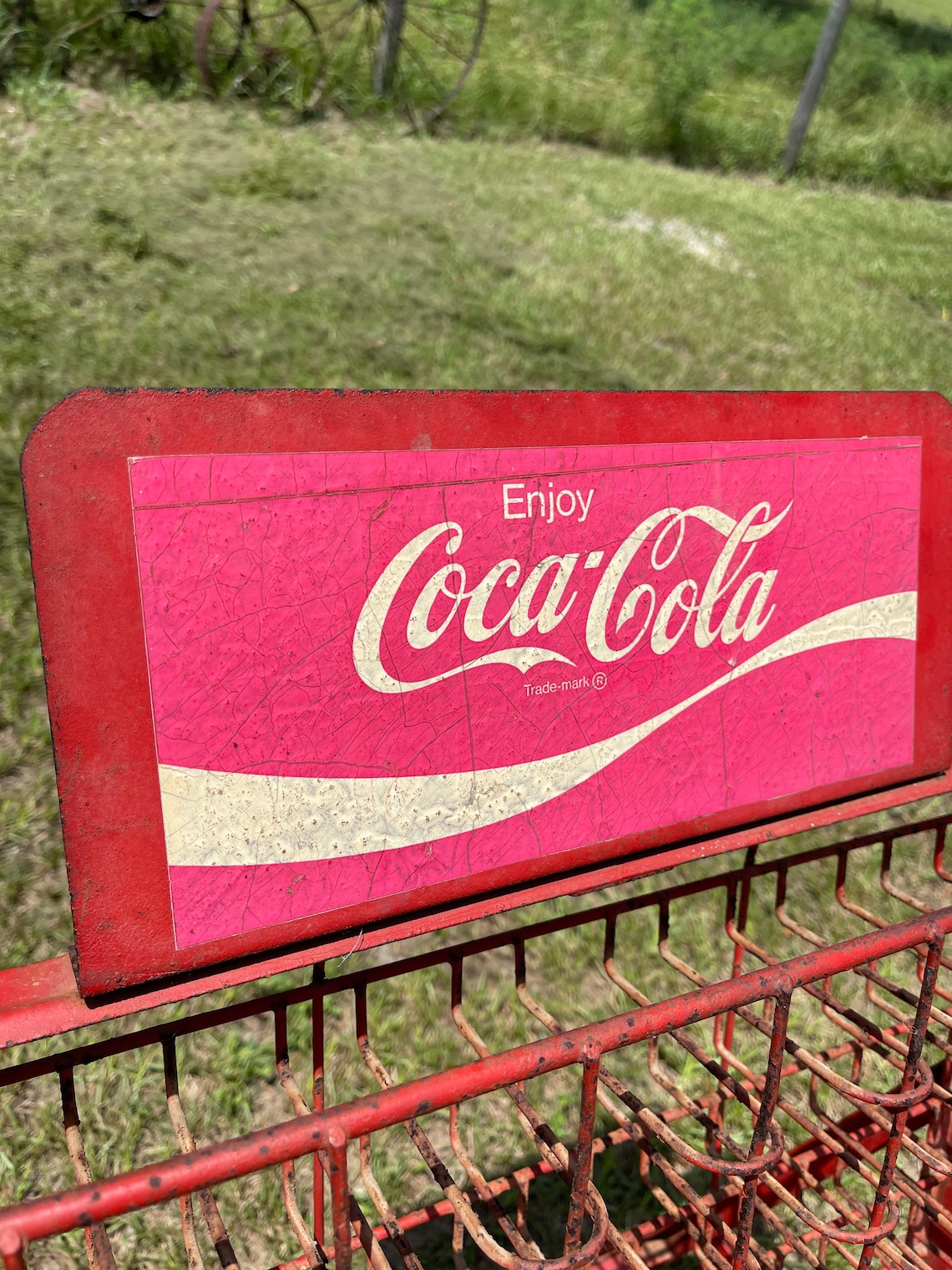 Coca Cola Bottle Holder, Coke Collectible, Bottle Return Rack, Metal ...