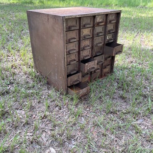 Metal Storage Drawer, Military Parts Cabinet, Multi Drawer Cabinet ...