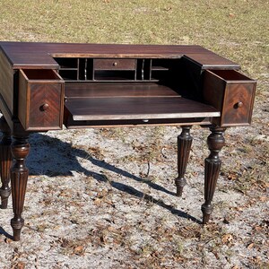 Antique Ladies Writing Desk, Spinet Desk, Furniture, Desk, Writing Desk ...