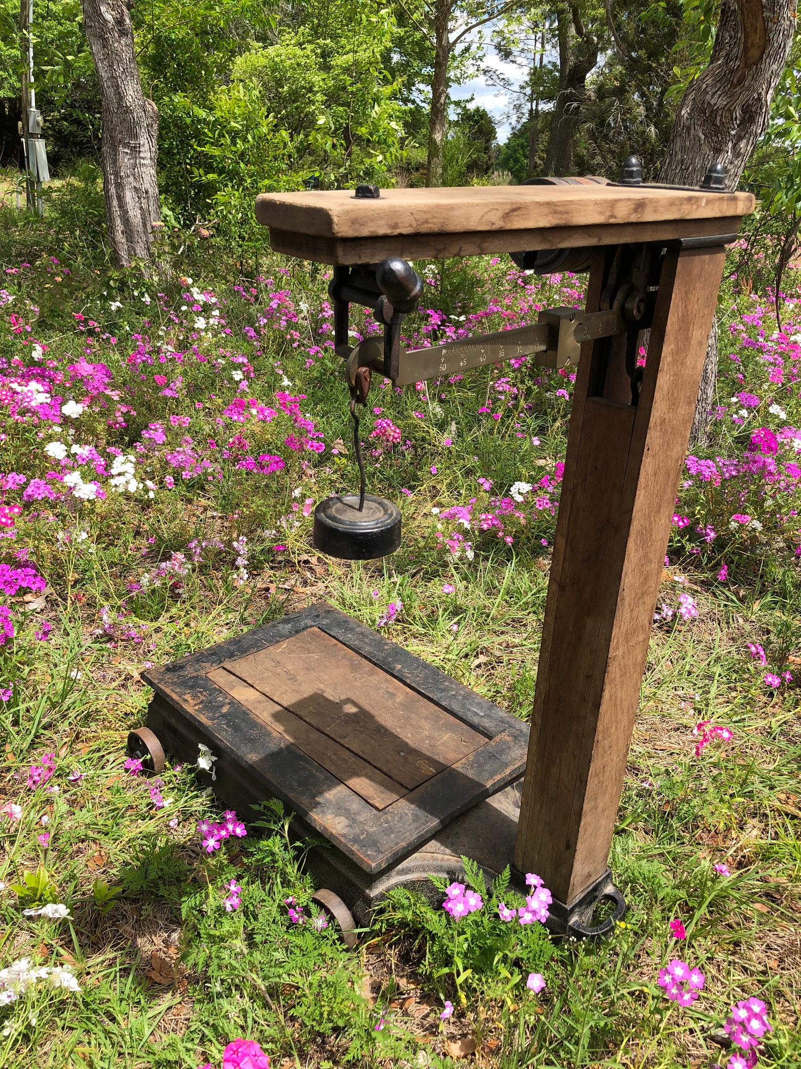 Industrial Scale, Antique Scale, Feed Store Scale, Platform Scale ...