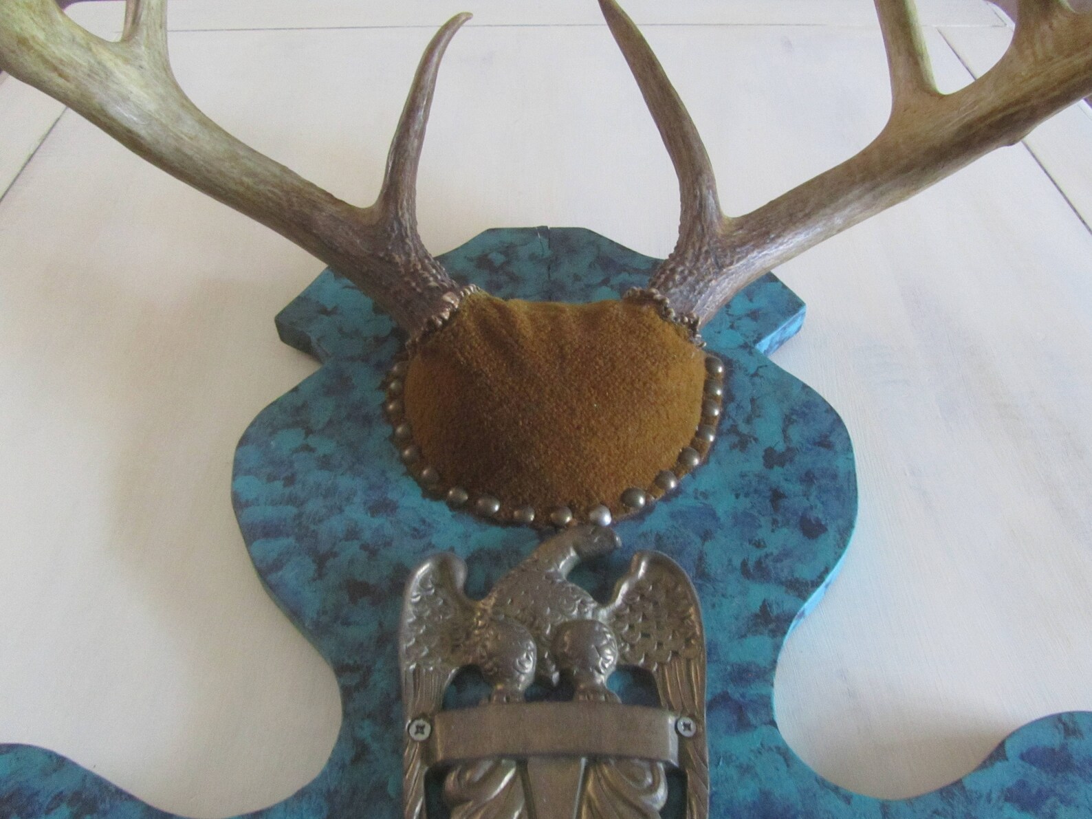 Vintage Antler Mount and Hat Rack Nine Point Deer Antler - Etsy