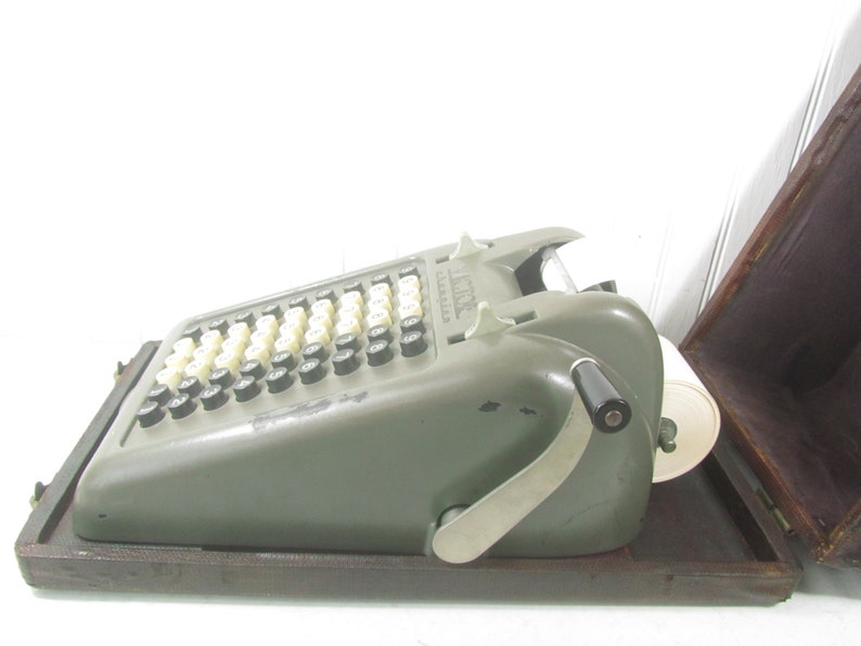 Vintage Adding Machine Adding Machine and Case Victor | Etsy