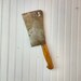 Antique Meat Cleaver, Harold Leonard & Co, Made in Italy, Kitchen Knife ...