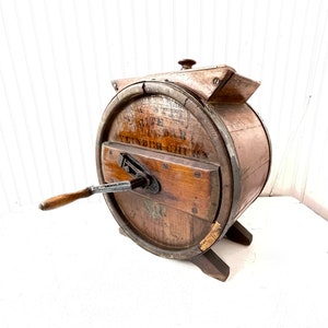 Antique Wood Butter Churn, Countertop Churn, Farmhouse Decor ...