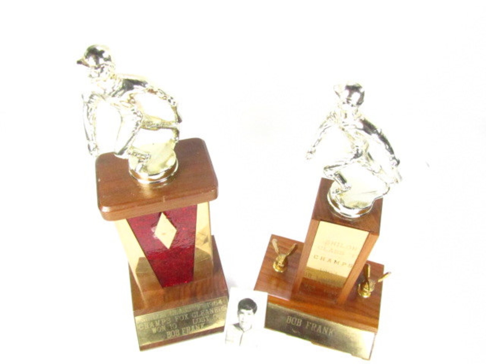 Vintage Trophy Baseball Trophy 1960s Mid Century Wood - Etsy