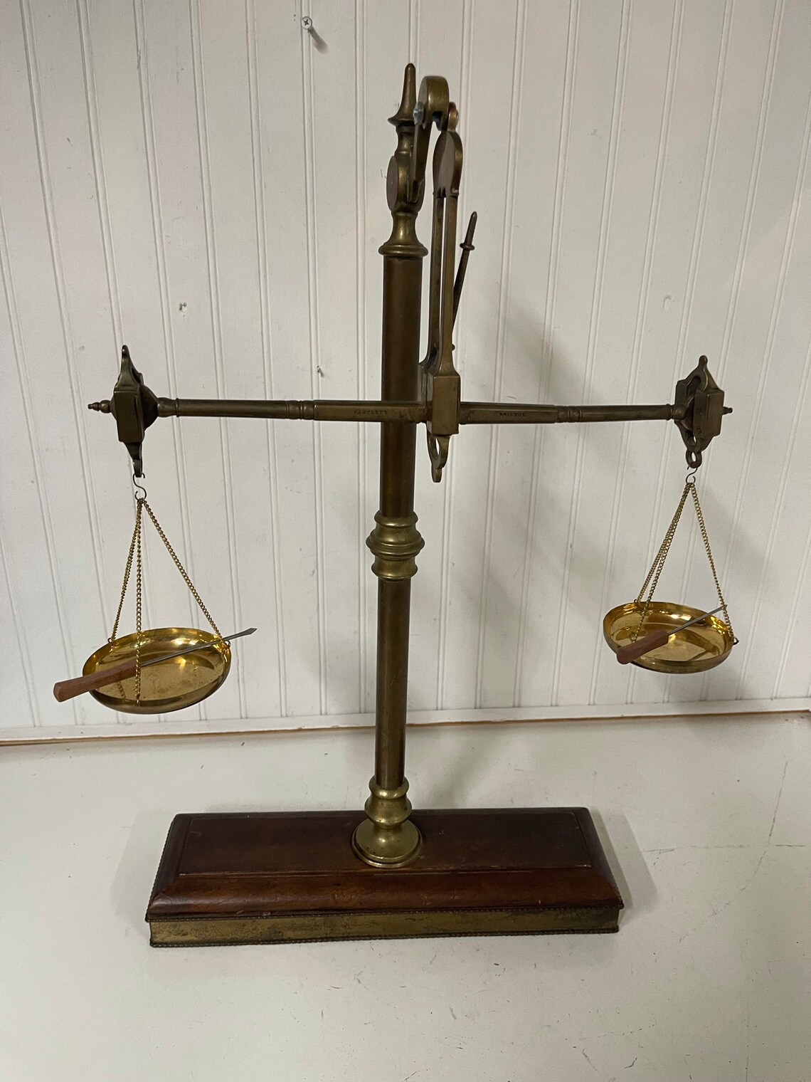 Brass Scale Bartlett Bristol Brass Beam Scale Brass - Etsy
