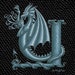 Dragon Letter "y", Art Print, an Ornate Fantasy Monogram From the ...