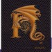 Dragon Letter "h" Art Print, an Ornate Fantasy Monogram From the ...
