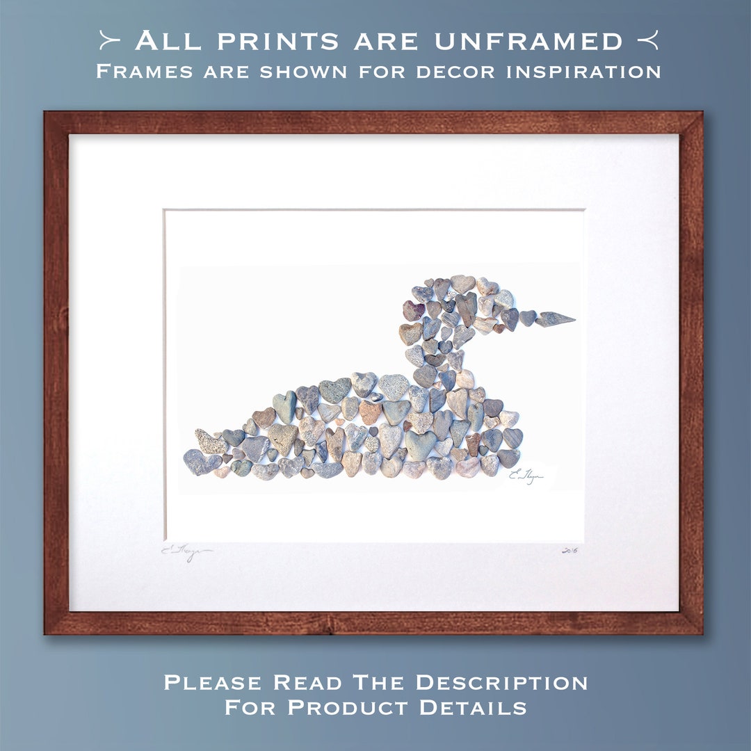 Loon Wall Art, Loon Art Print, Lodge Wall Art, Lakehouse Wall Decor ...