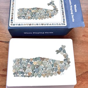 Whale Playing Cards, Whale Card Deck, Nautical Playing Cards, Coastal ...