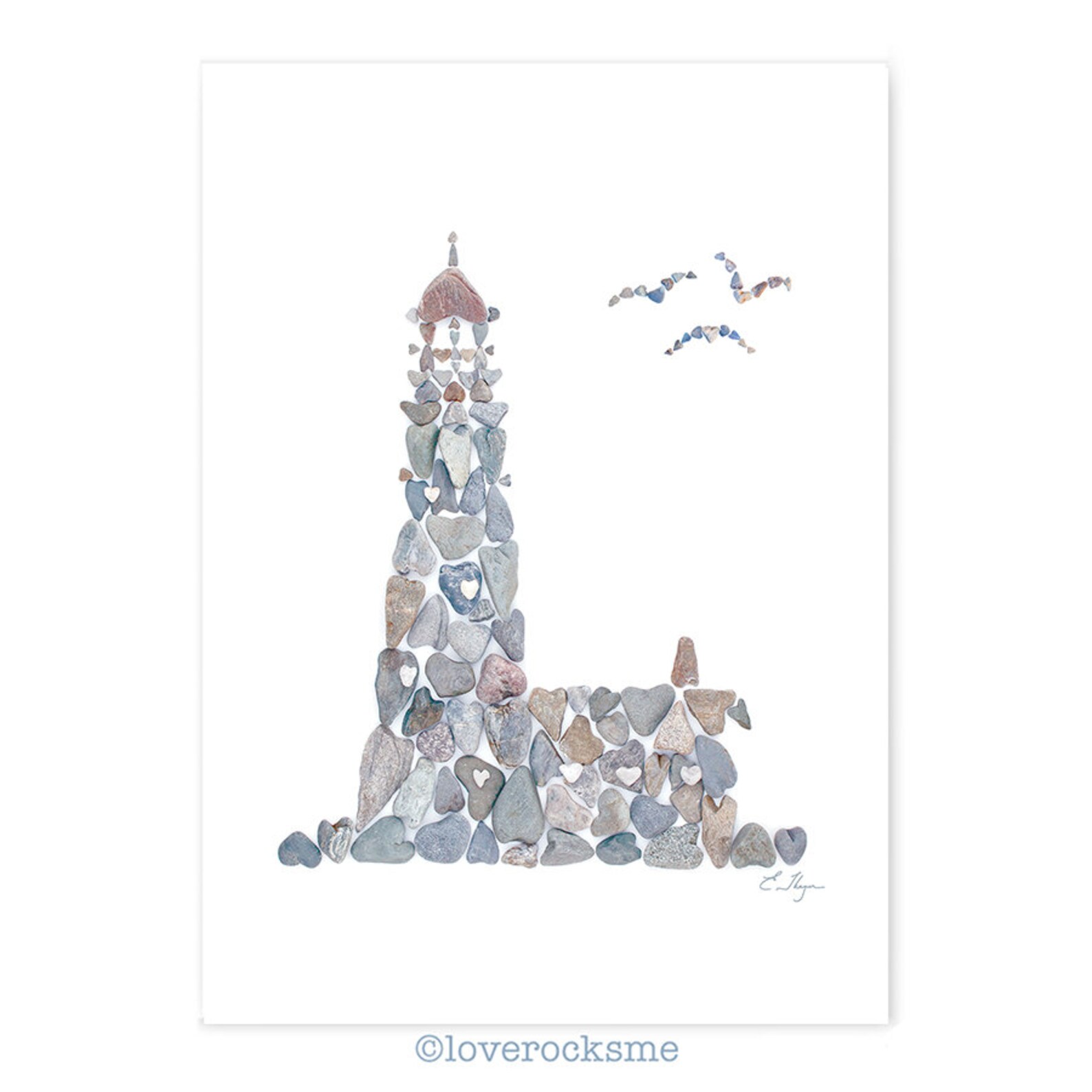 Lighthouse Card Lighthouse Art Card Maine Lighthouse Card - Etsy