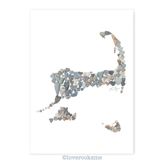 Cape and Islands Card Cape Cod Card Cape Cod Map | Etsy