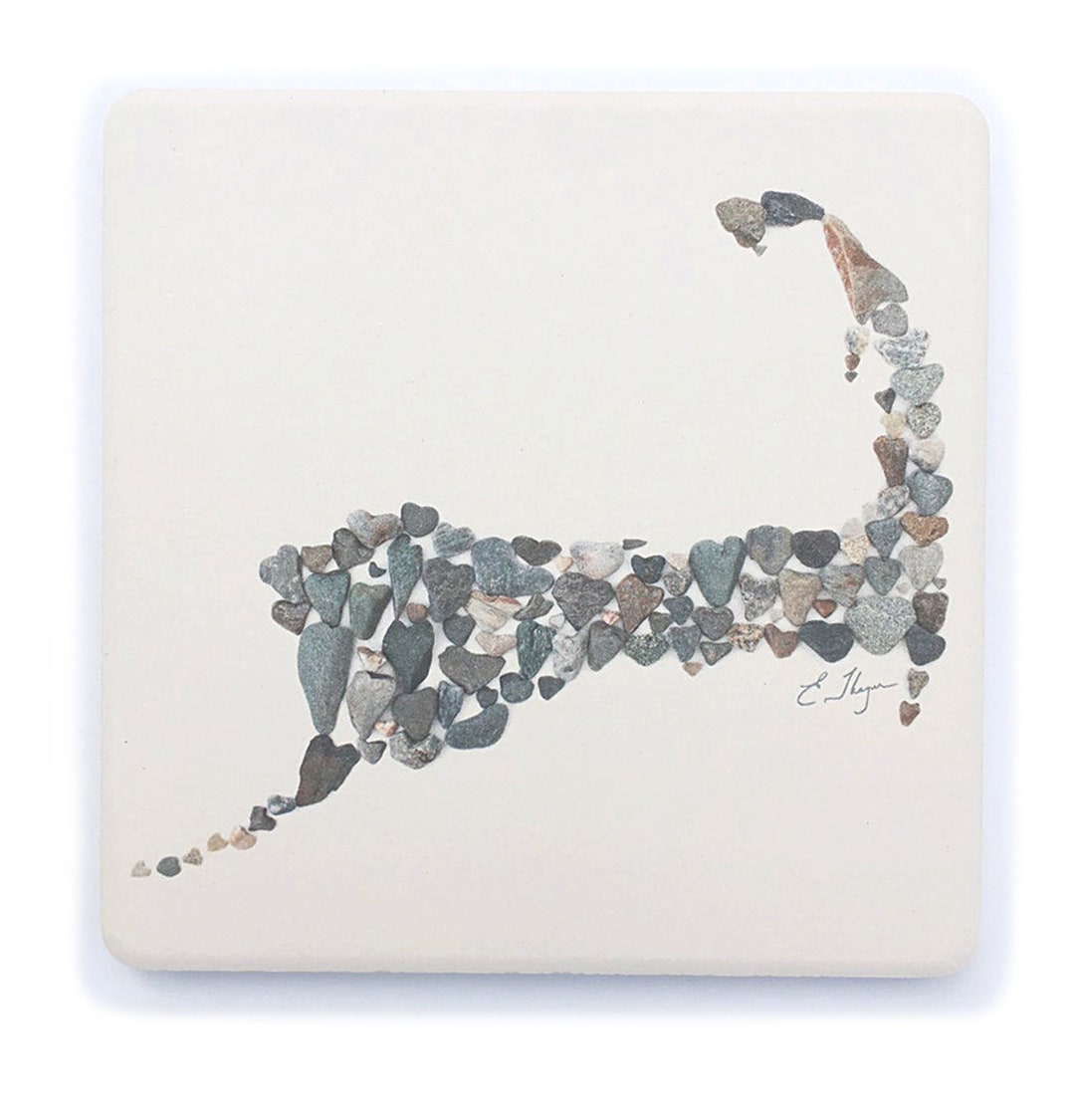 Cape Cod Map Coasters, Cape Cod Coaster Set, Cape Cod Art Gifts, Cape ...