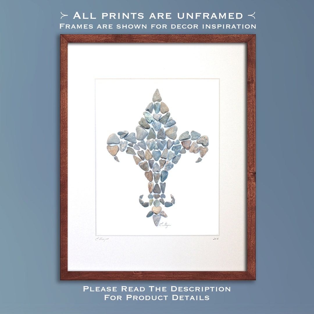 Fleur De Lis Print, Fleur De Lis Wall Art, Fleur De Lis Decor, Fleur De ...