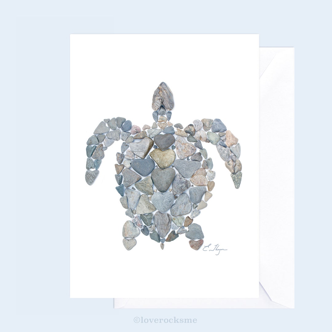 Turtle Card, Sea Turtle Card, Turtle Lovers Card, Turtle Art Gifts ...