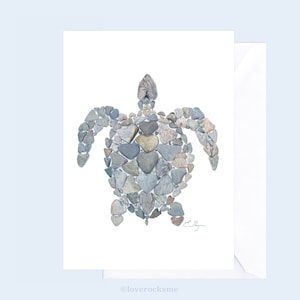 Turtle Card, Sea Turtle Card, Turtle Lovers Card, Turtle Art Gifts ...