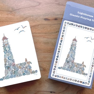 Lighthouse Playing Cards, Lighthouse Card Deck, Nautical Playing Cards ...