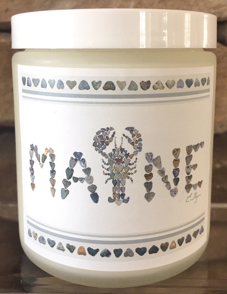 Maine Made Candles, 100% Pure Candles, Maine Candles, Maine Map Gifts ...