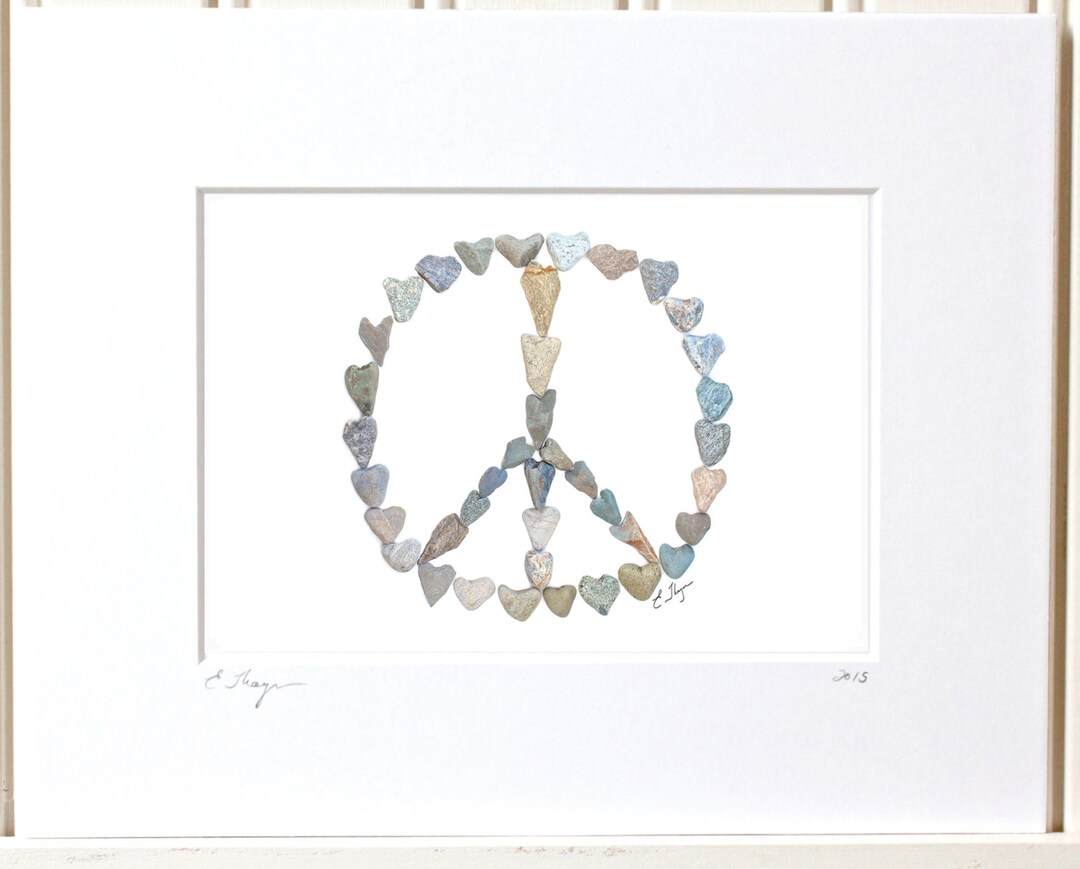 Peace Sign Print, Peace Sign Wall Art, Peace Sign Decor, Peace Art ...