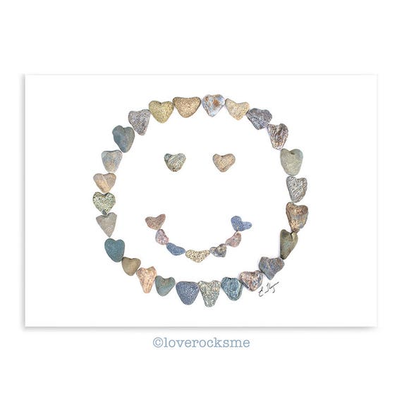 Smiley face card cheerful card uplifting card happy face | Etsy