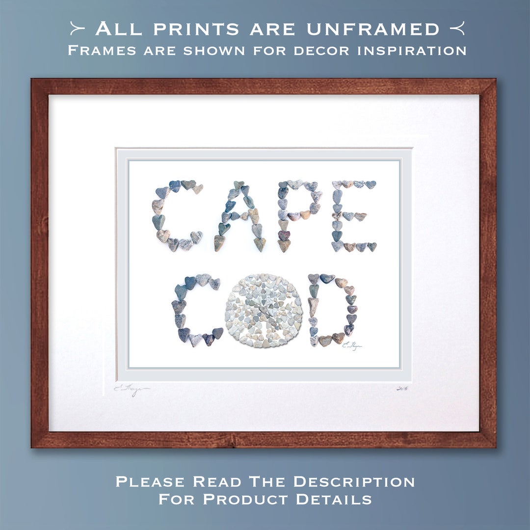 Cape Cod Wall Art, Cape Cod Art Print, Cape Cod Wedding Gift, Cape Cod ...
