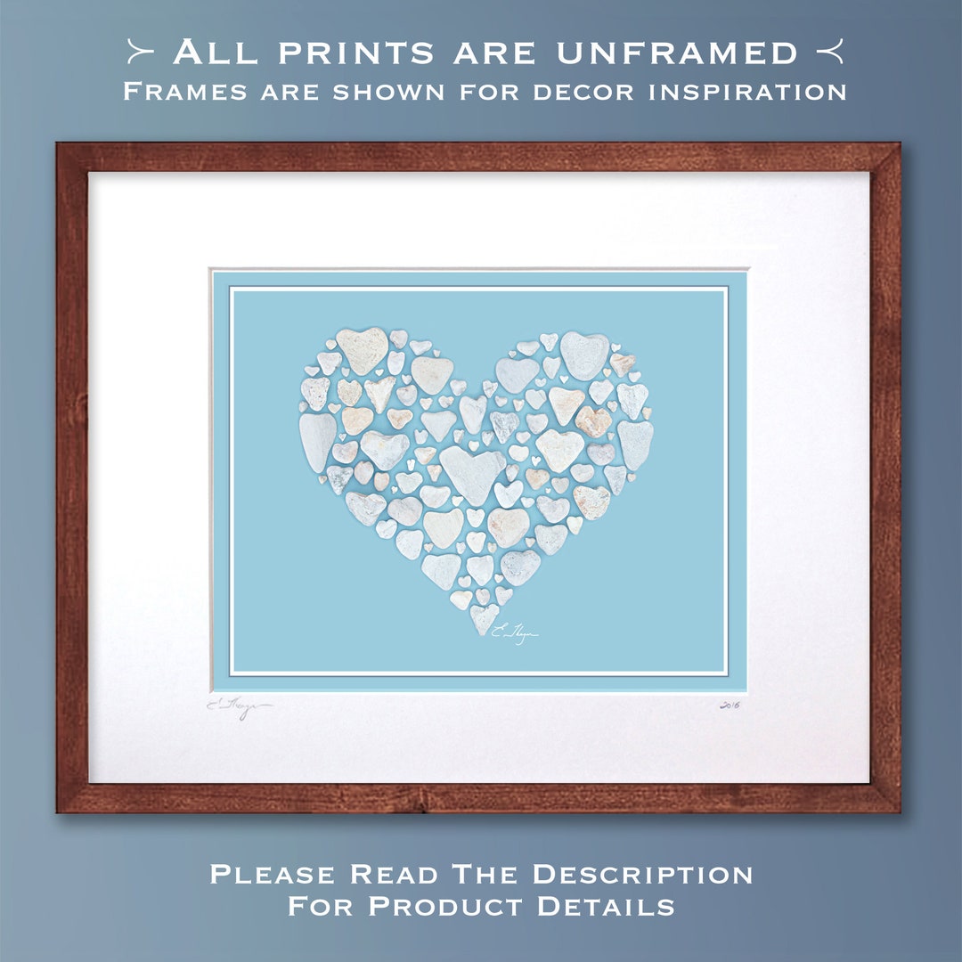 Pure Love Wall Art, Hearts in Heart Art, Love Heart Art, Heart Full of ...