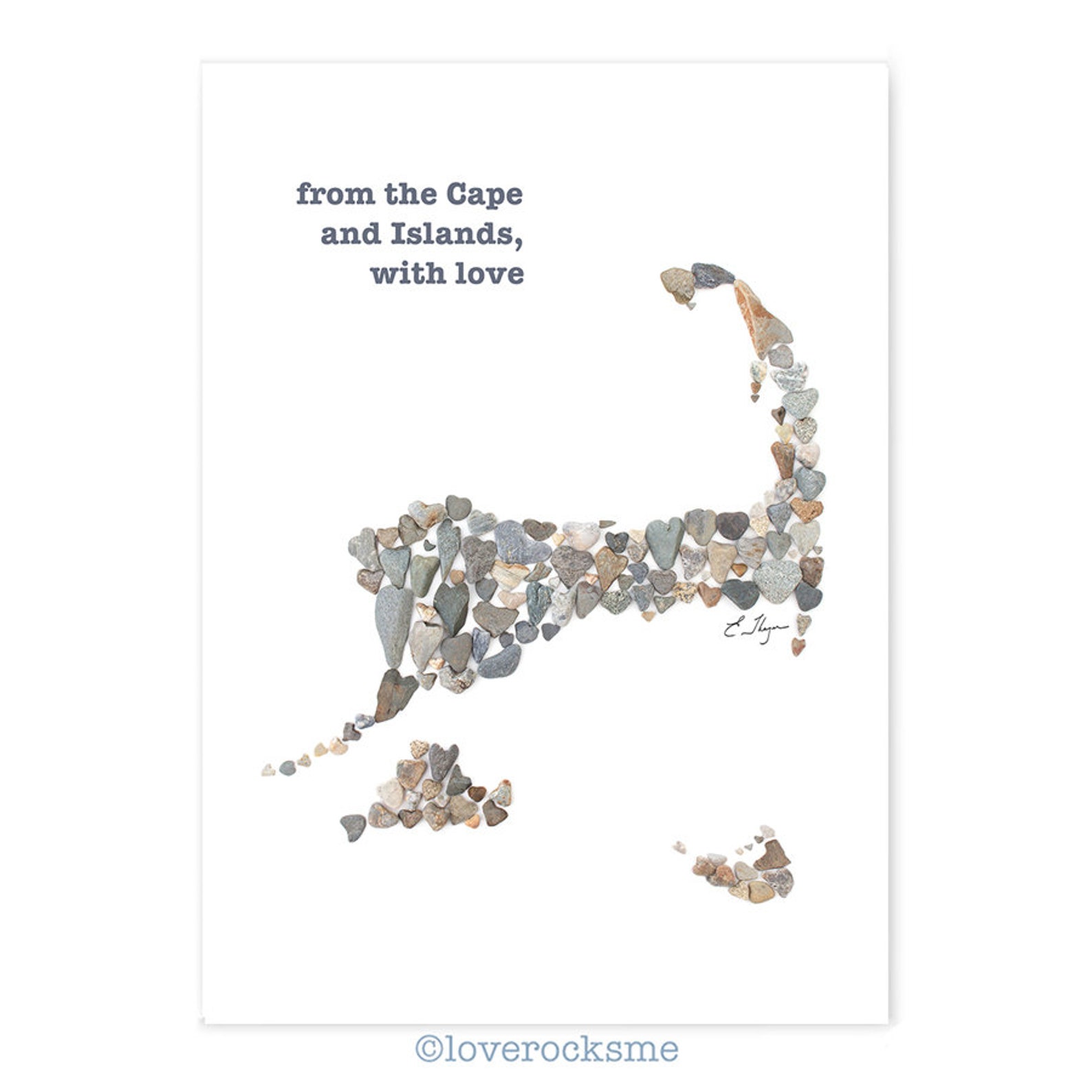 Cape and Islands Card Cape Cod Card Cape Cod Map - Etsy