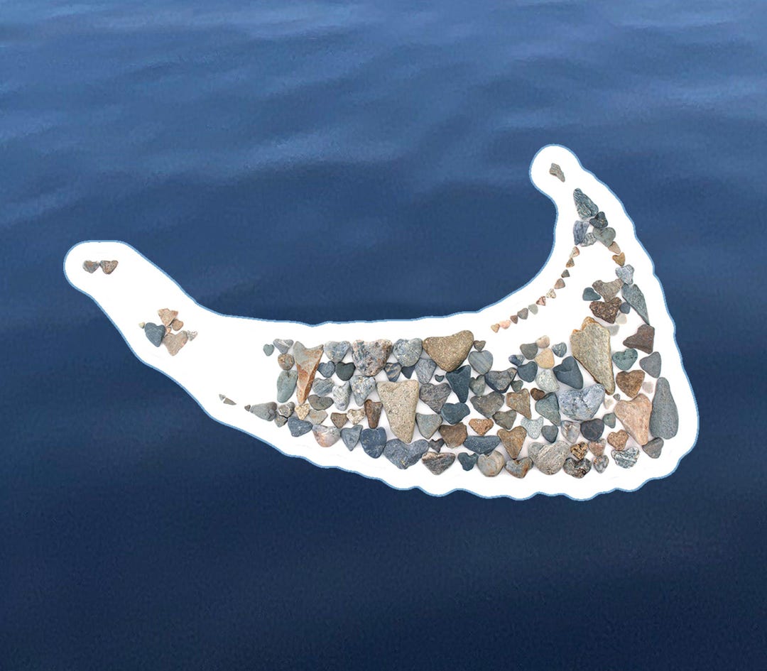 Nantucket Map Vinyl Sticker, Nantucket Map Decal, Nantucket Love ...