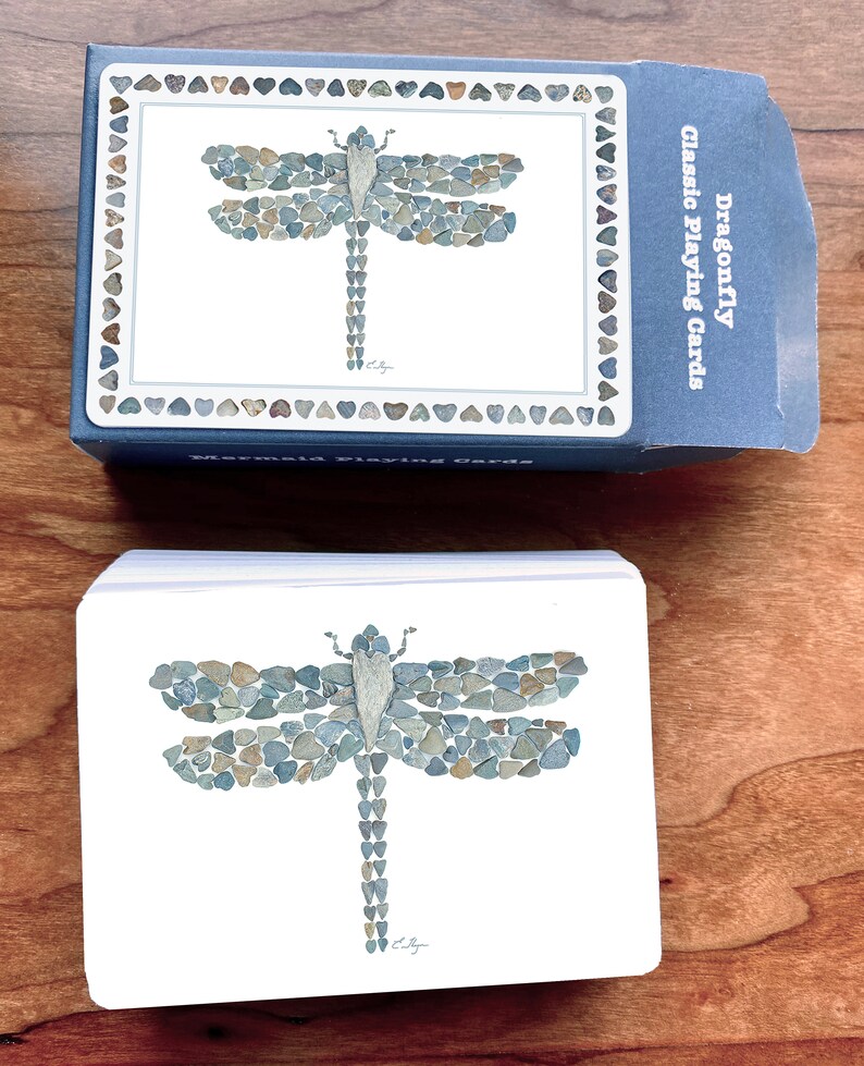 Dragonfly Playing Cards Dragonfly Card Deck Dragonfly Art - Etsy