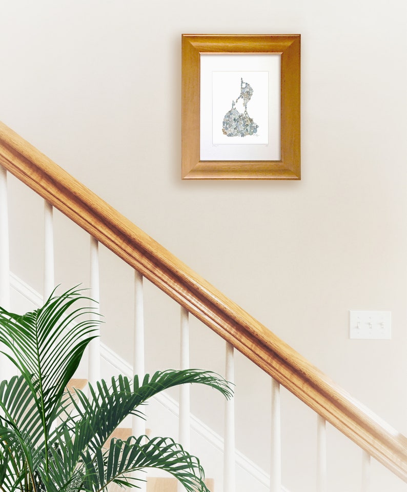 Block Island Art, Block Island Map, Block Island Art Print, Block ...