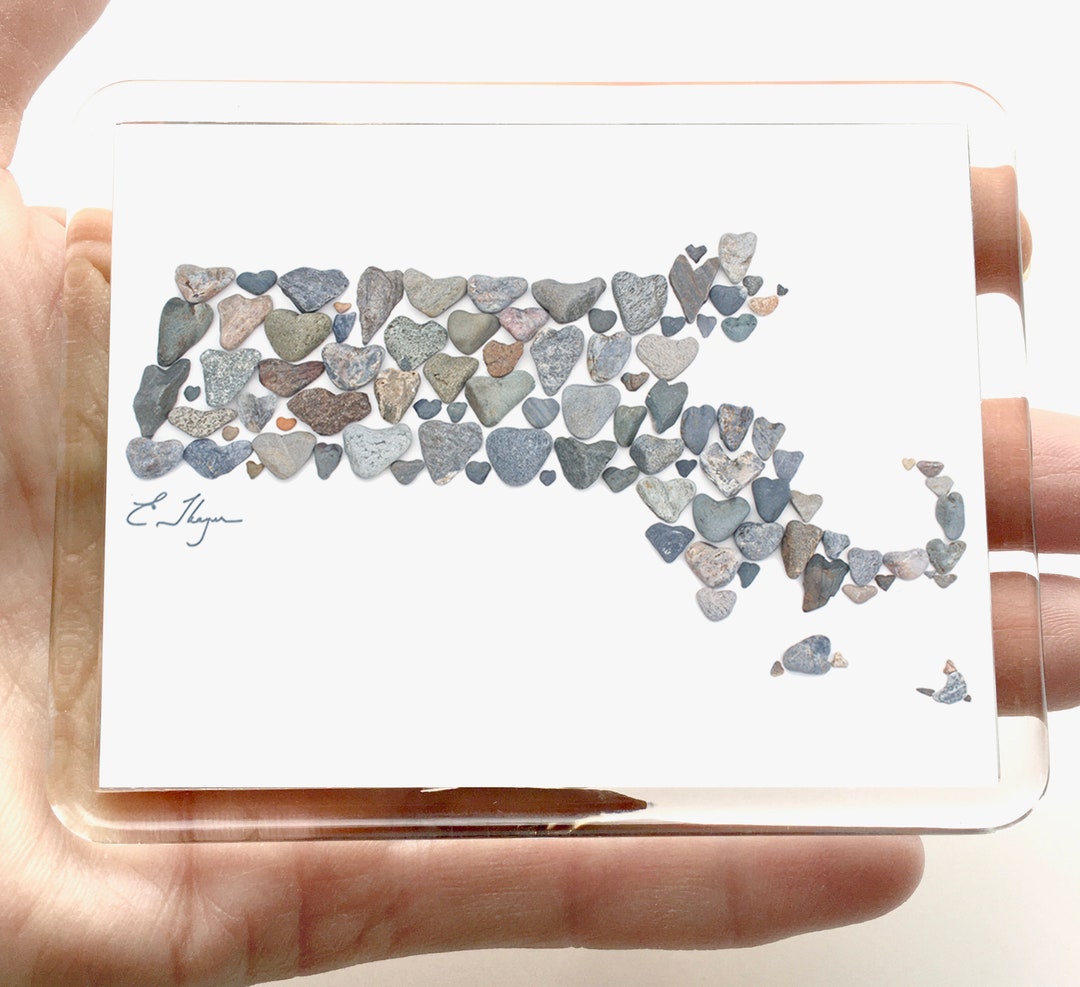 Massachusetts Fridge Magnet, Massachusetts Lover Gift, Massachusetts ...