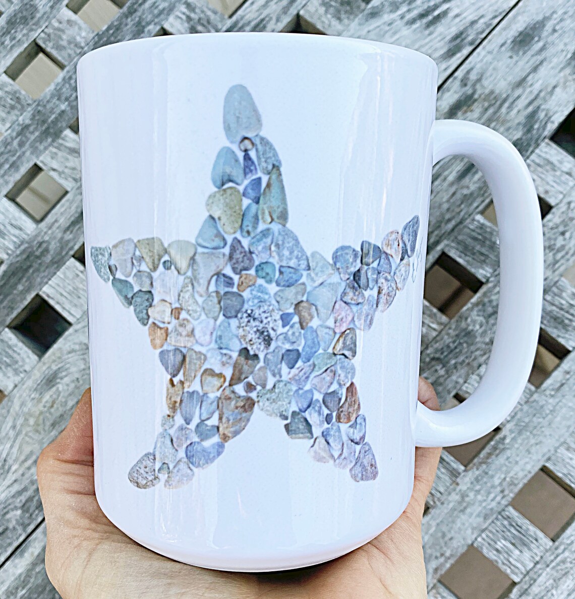 Seashore Mugs Coastal Mug Set Beach Mug Set Starfish Mug | Etsy