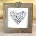 Framed Heart Print Heart of Hearts Art Heart Rock Frame - Etsy