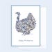 Happy Thanksgiving Card, Turkey Love Note, Heart Rocks Art - Etsy