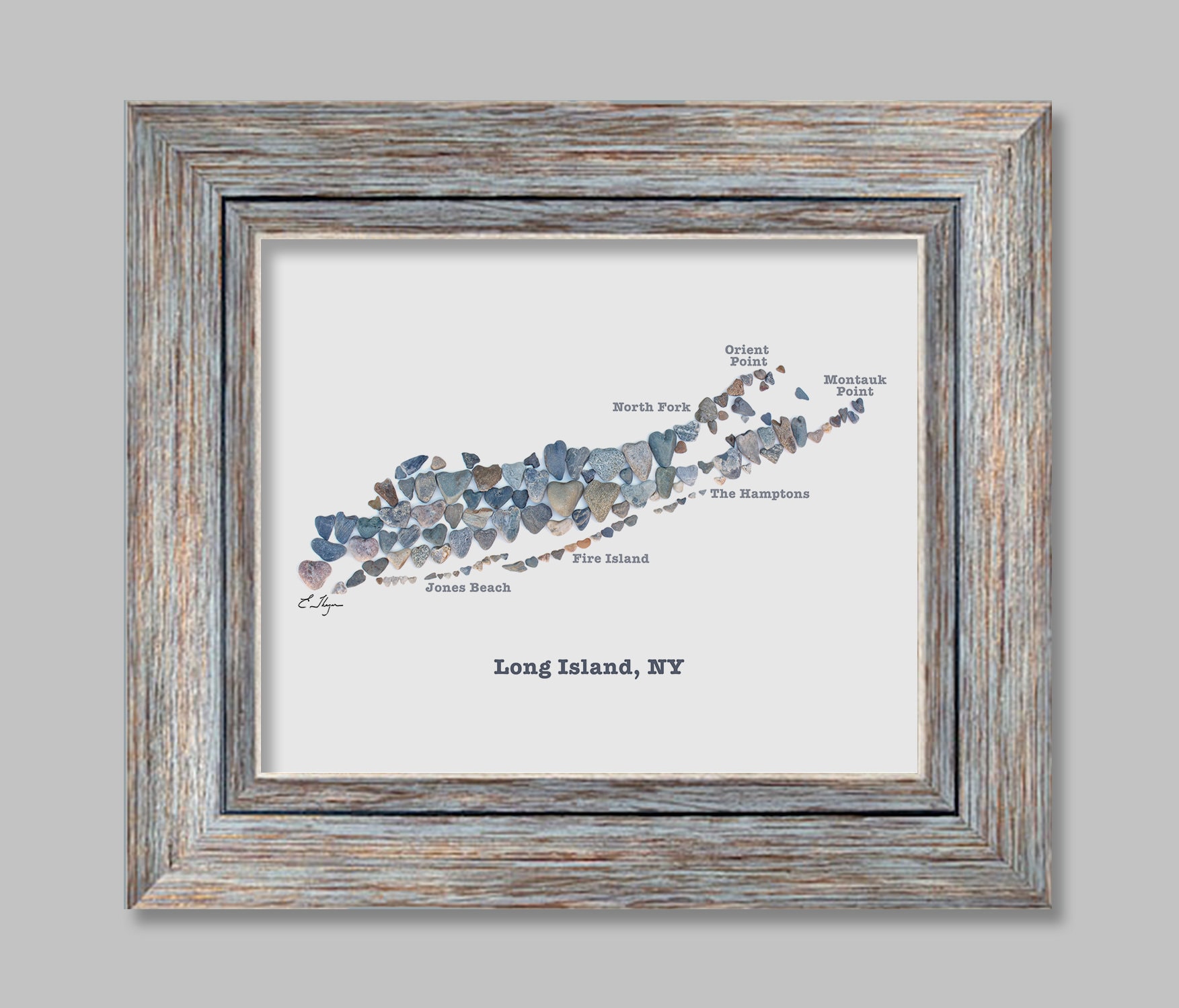 Long Island wall art Long Island map art Long Island map | Etsy