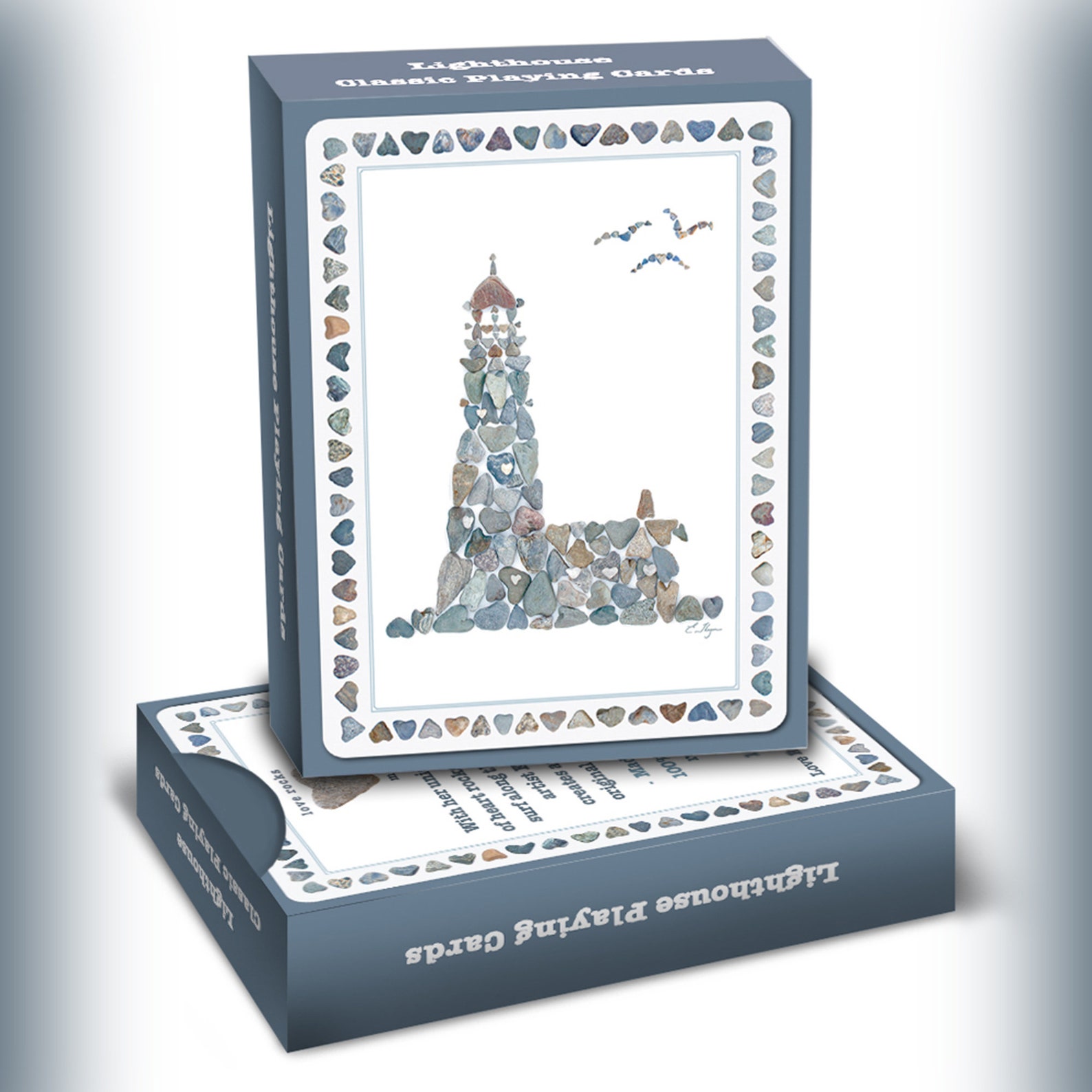 Lighthouse Playing Cards Lighthouse Card Deck Nautical | Etsy