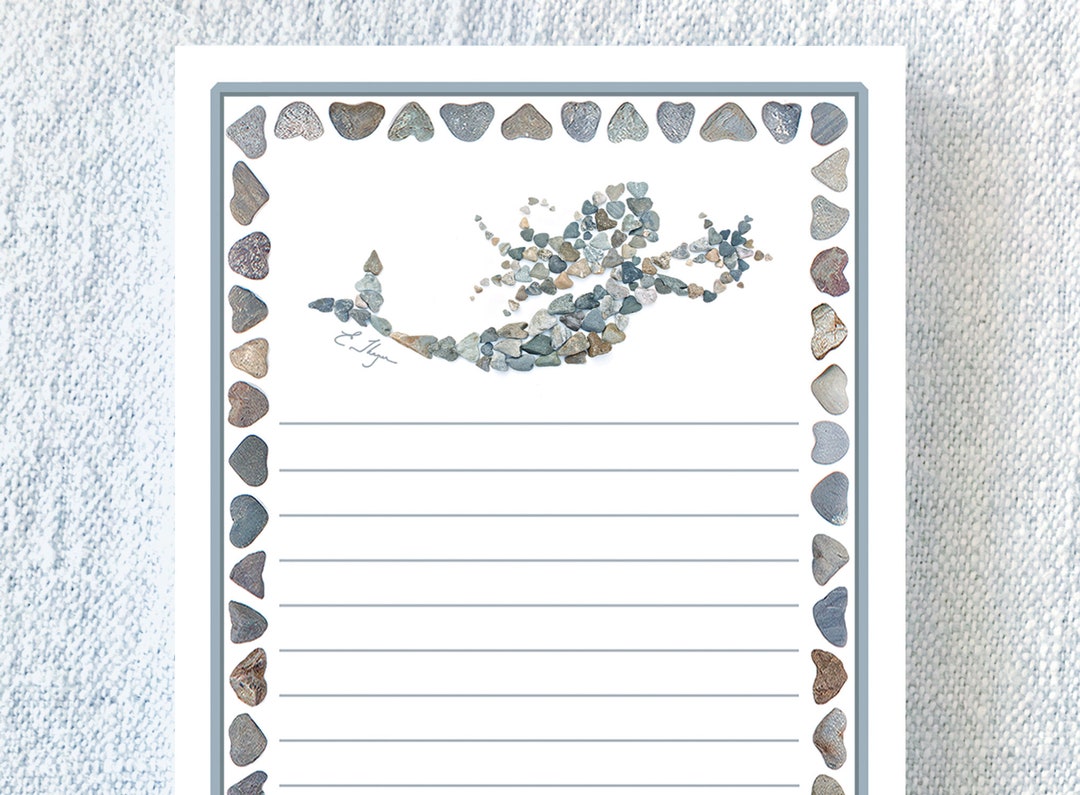 Mermaid Notepad, Mermaid Memo Pad, Mermaid Stationary, Mermaid Party ...