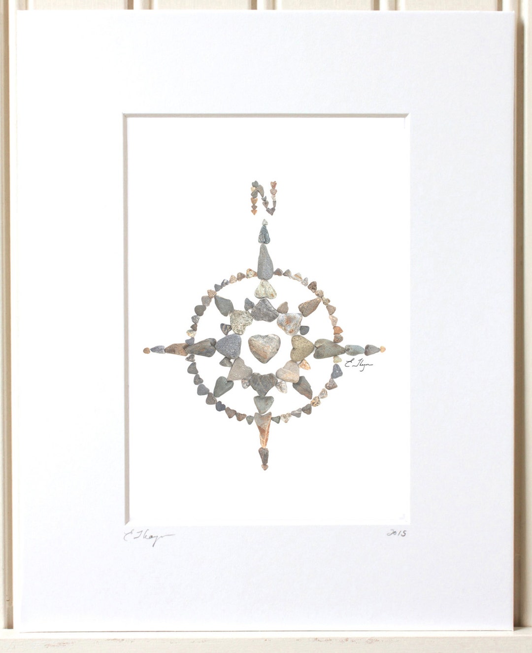 Compass Rose Print Compass Wall Art Nautical Print Coastal - Etsy