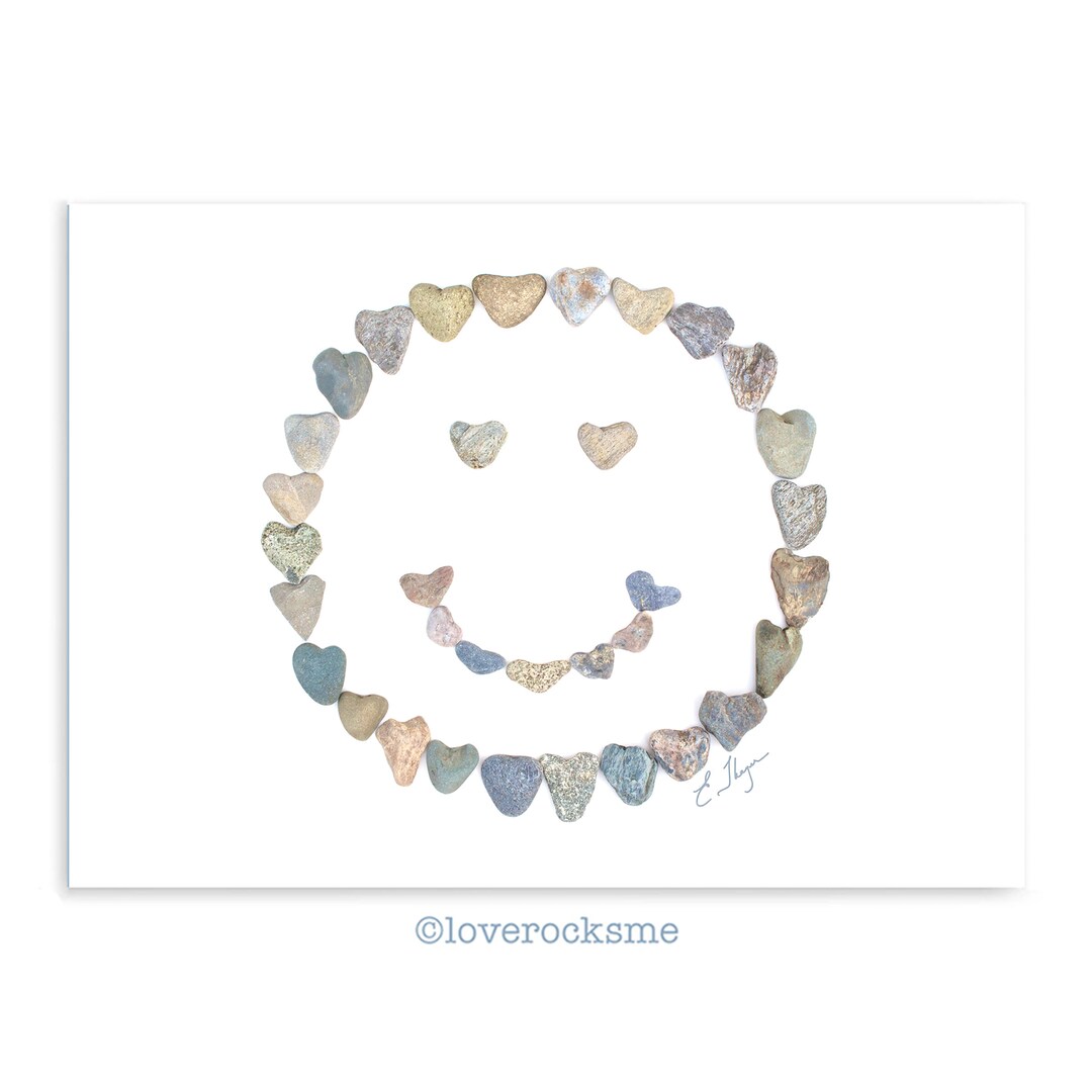 Smiley Face Card, Cheerful Card, Uplifting Card, Happy Face Card, Card ...
