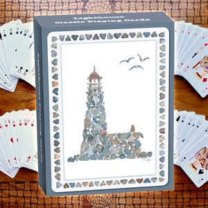 Lighthouse Playing Cards, Lighthouse Card Deck, Nautical Playing Cards ...