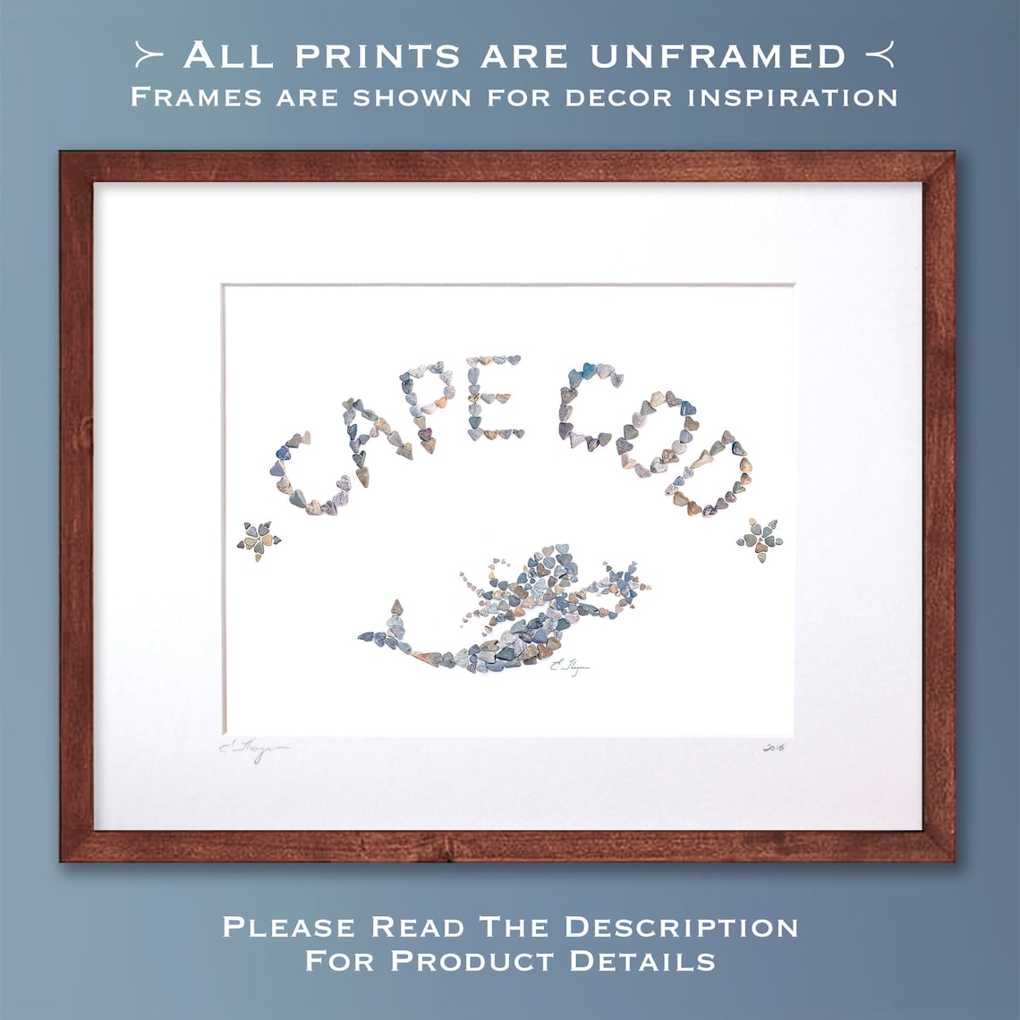 Cape Cod Mermaid Print Cape Cod Wall Art Cape Cod Gifts | Etsy