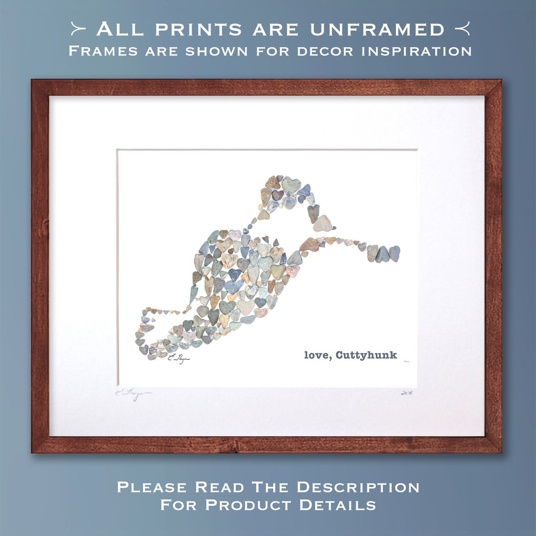 Cuttyhunk Wall Art, Cuttyhunk Art Print, Cuttyhunk Map Gifts, Cuttyhunk Wedding Gift, Cuttyhunk ...