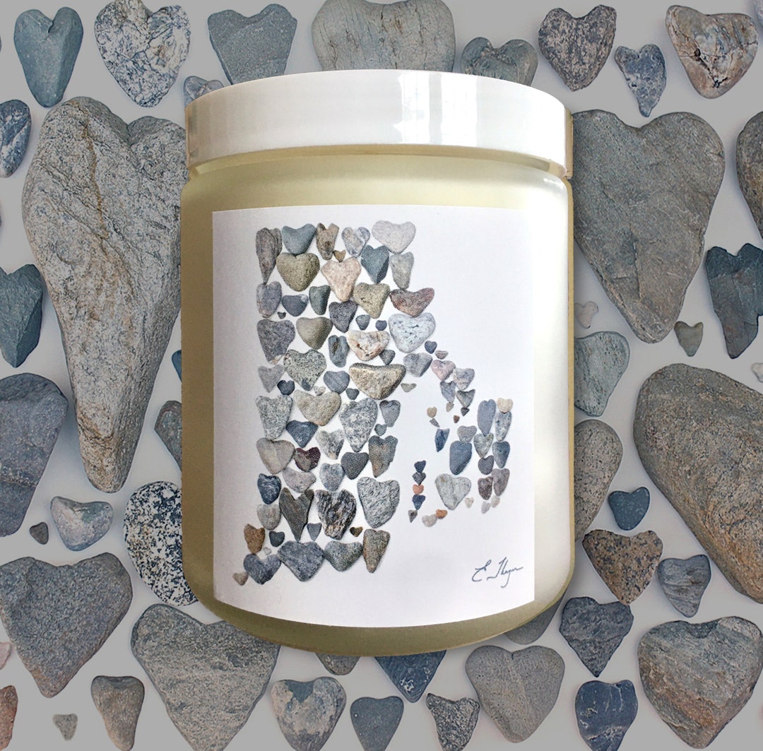 Rhode Island Candle, Rhode Island Gifts, Rhode Island Map Art, Rhode ...