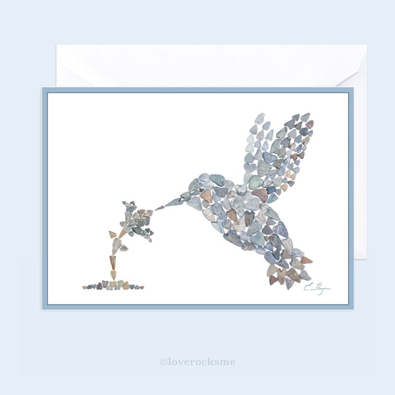 Hummingbird Card - Etsy