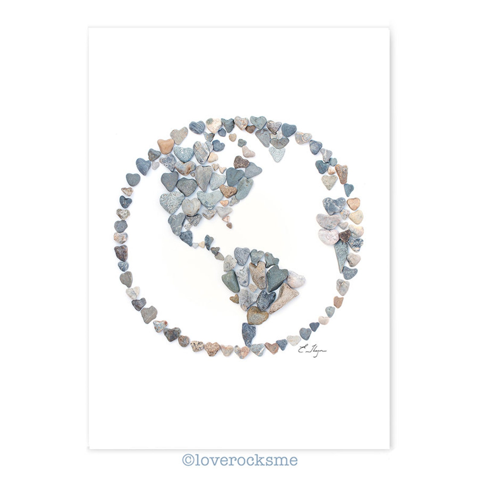 Earth Card Planet Earth Card Love Mother Earth Card Earth | Etsy