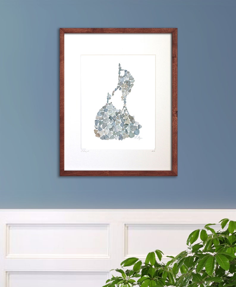 Block Island Art, Block Island Map, Block Island Art Print, Block ...
