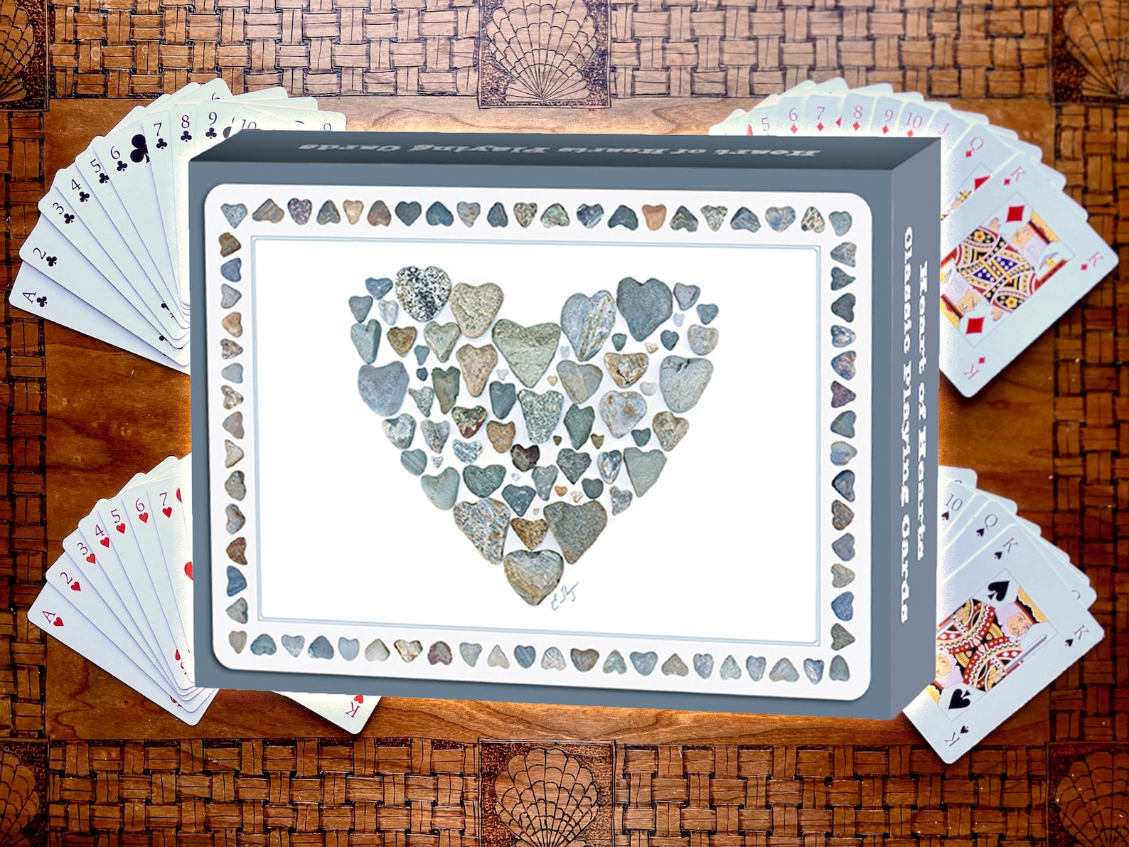 Heart of Hearts Playing Cards, Love Playing Card Deck, Hearts in Heart ...
