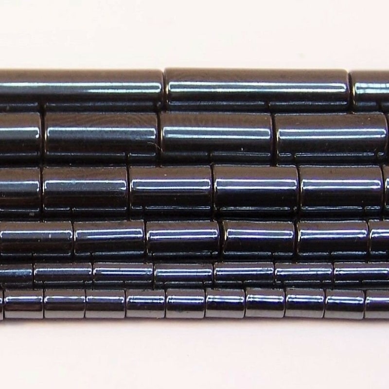 Hematite Tube Beads - Etsy